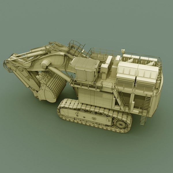 max liebherr r9800 mining excavator