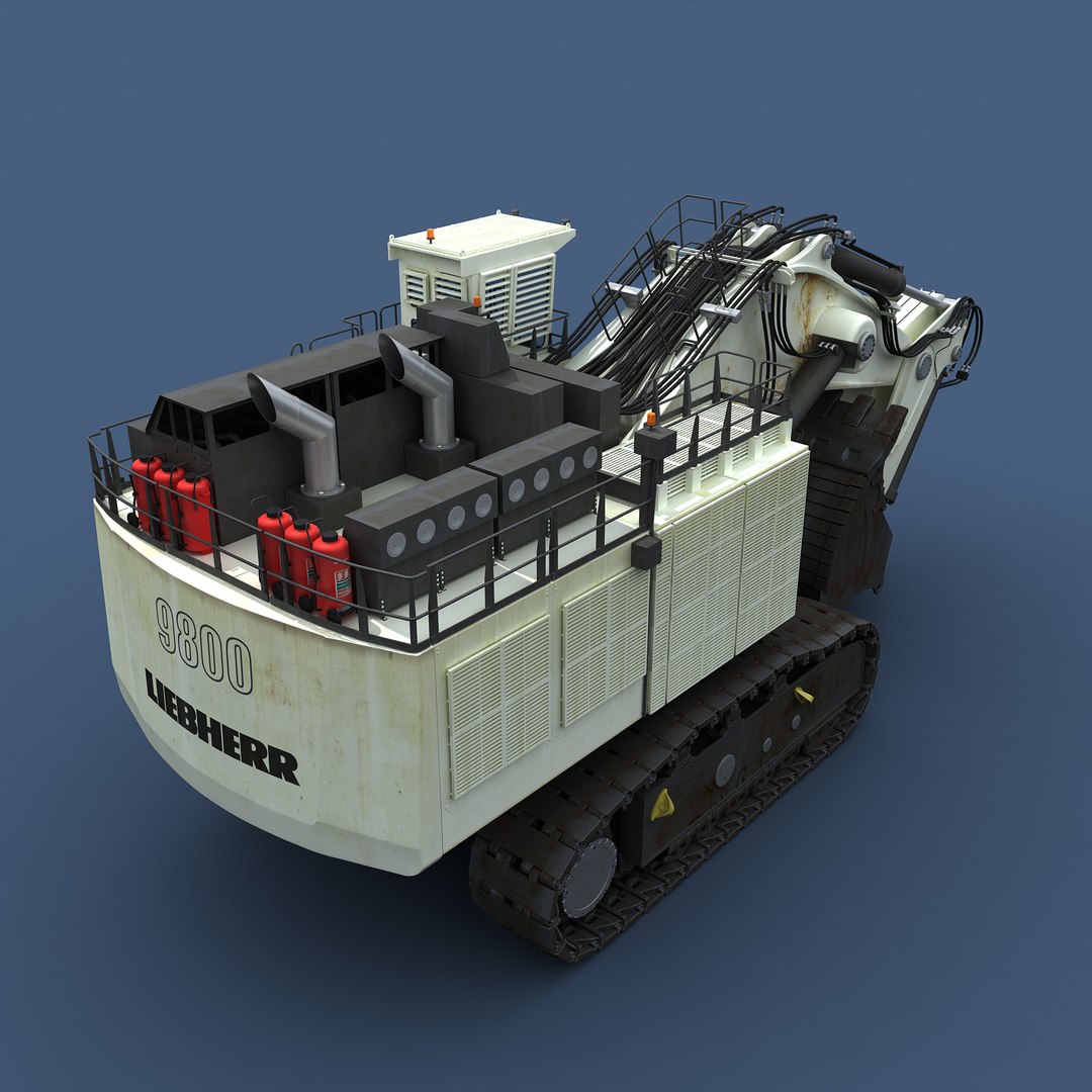 Max Liebherr R9800 Mining Excavator