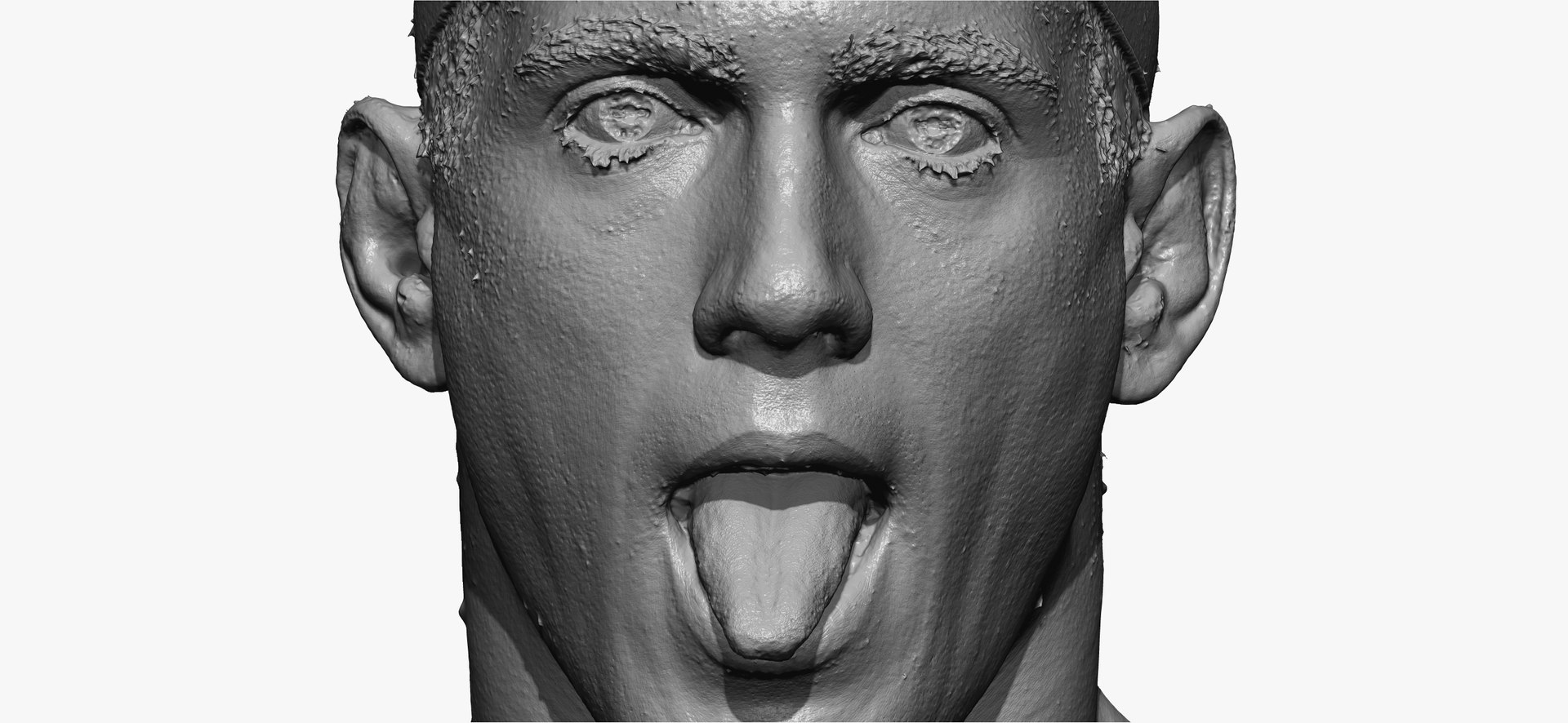 3D Mike Human Head Tongue - TurboSquid 1621458