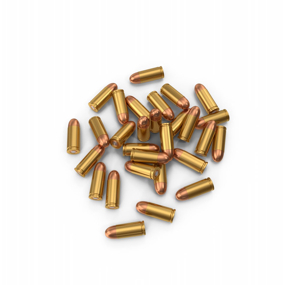 3D Pile Of Bullets - TurboSquid 1842072