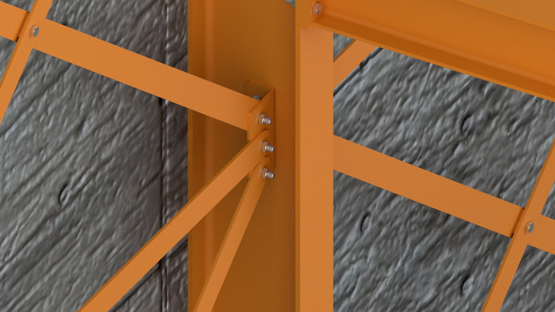 3D High-Quality 3D Cantilever Beam Model In Steel Model - TurboSquid ...