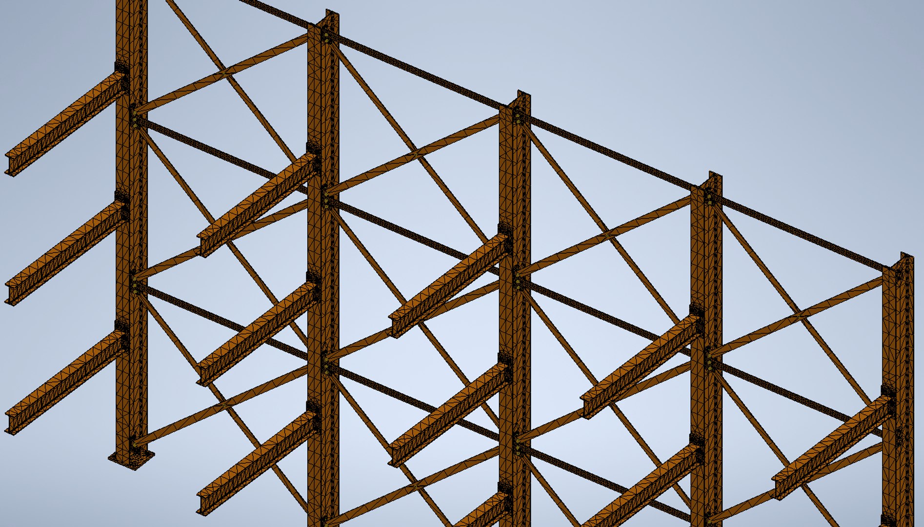 3D High-Quality 3D Cantilever Beam Model In Steel Model - TurboSquid ...