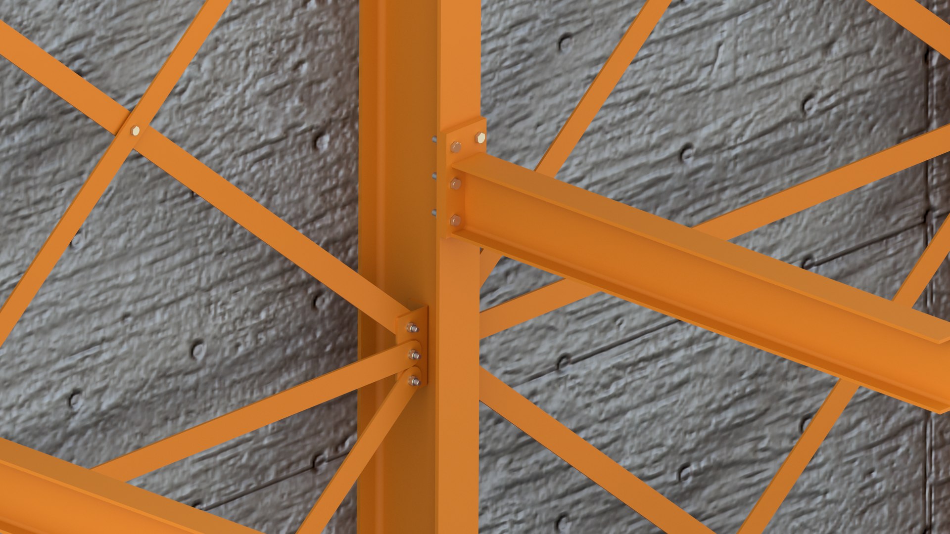 3D High-Quality 3D Cantilever Beam Model In Steel Model - TurboSquid ...