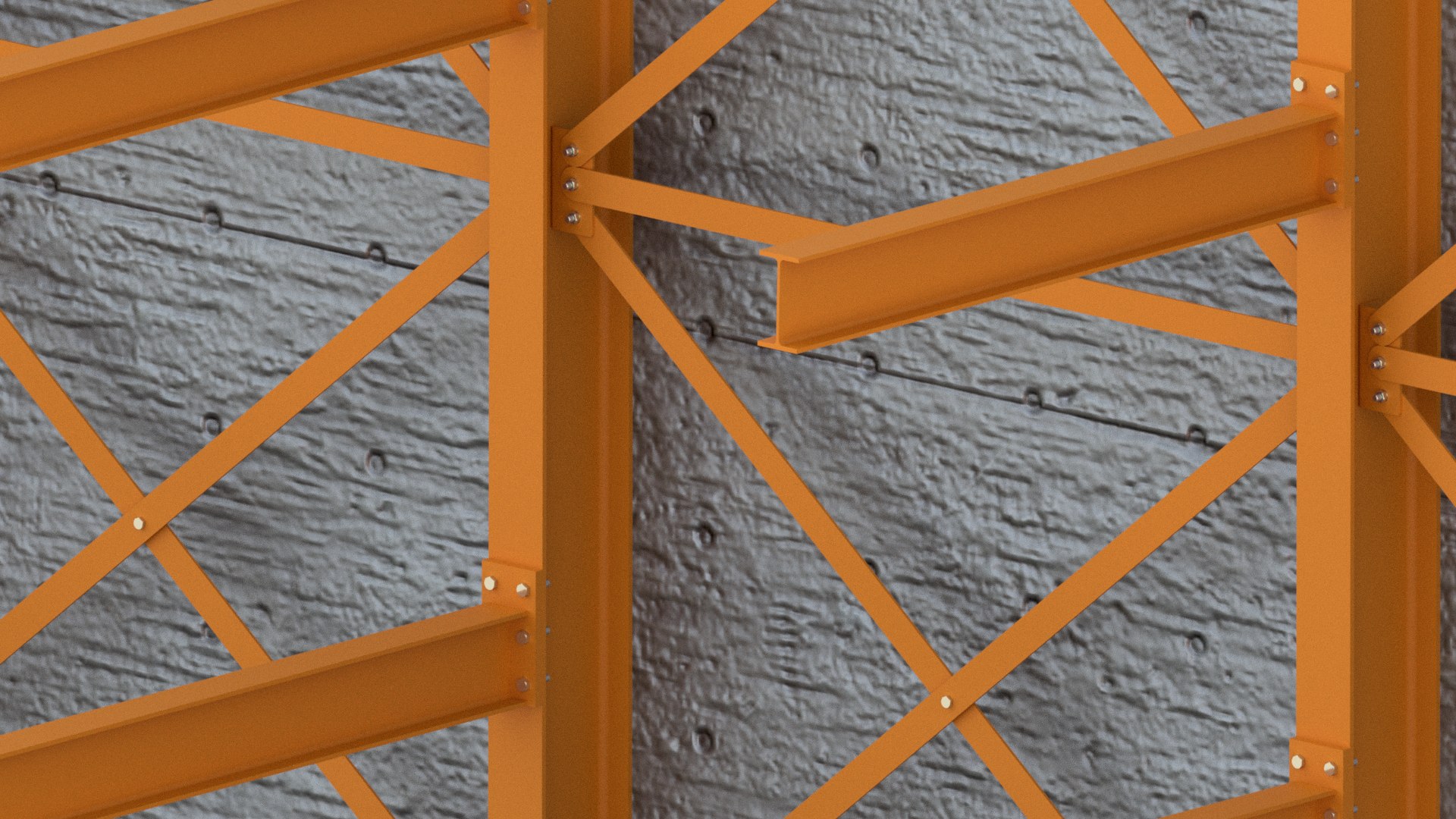 3D High-Quality 3D Cantilever Beam Model In Steel Model - TurboSquid ...