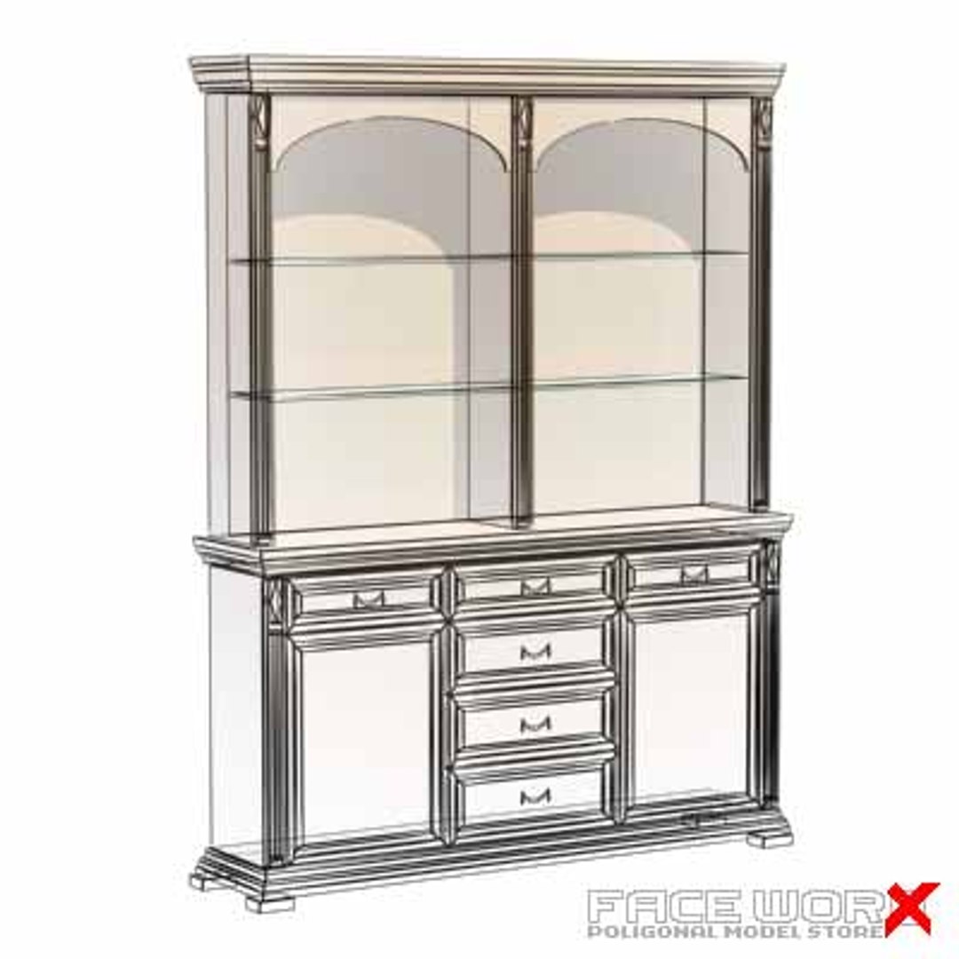 3d Model Cabinet Display