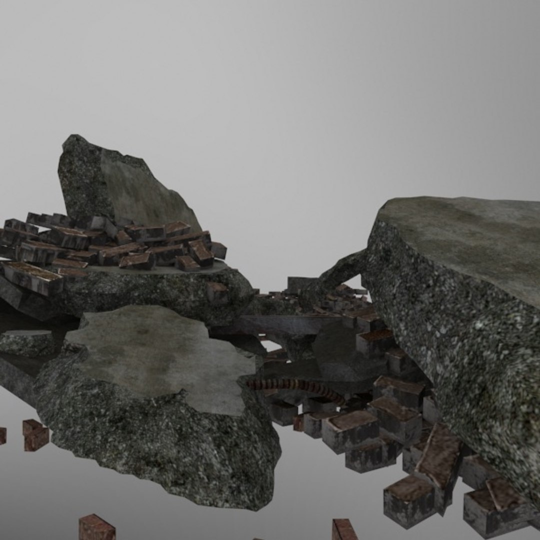 Maya Concrete Debris Ready