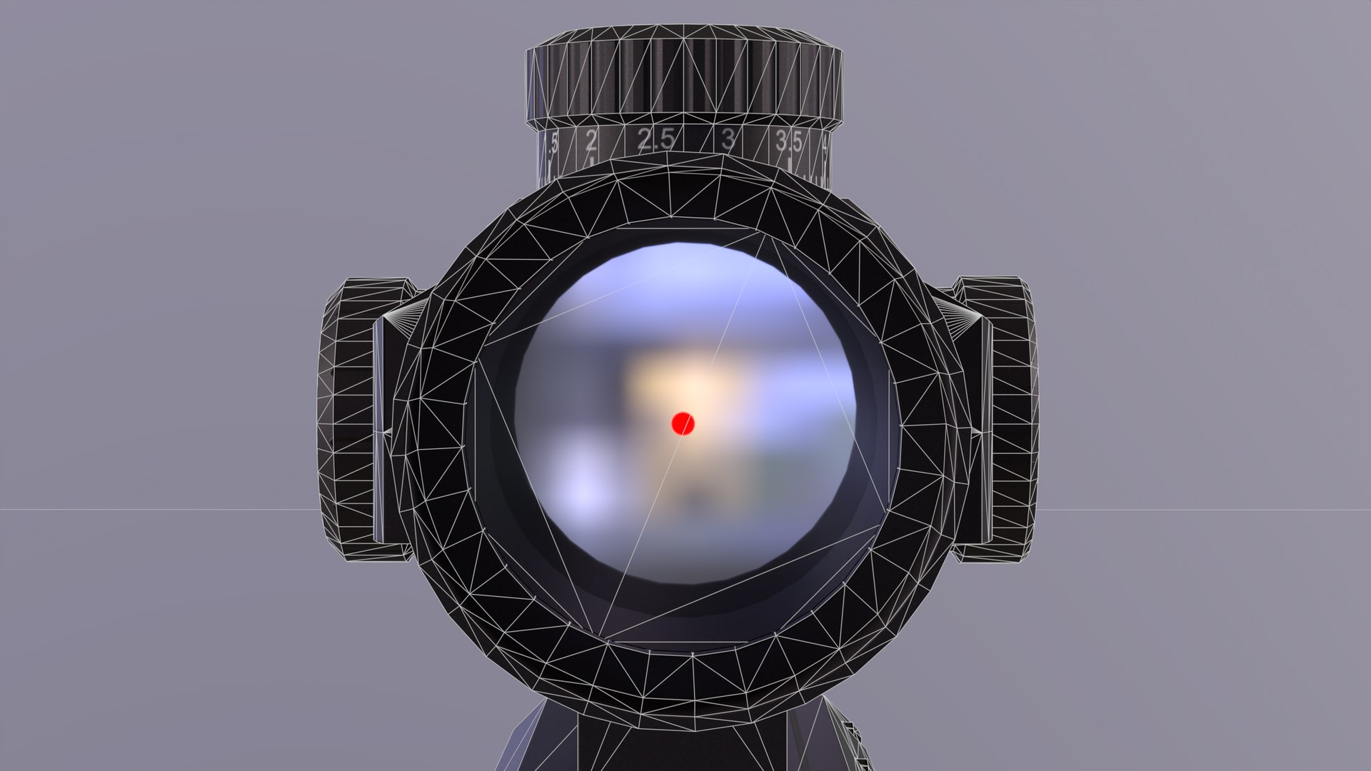 3D Red Dot Sight Model - TurboSquid 1980958