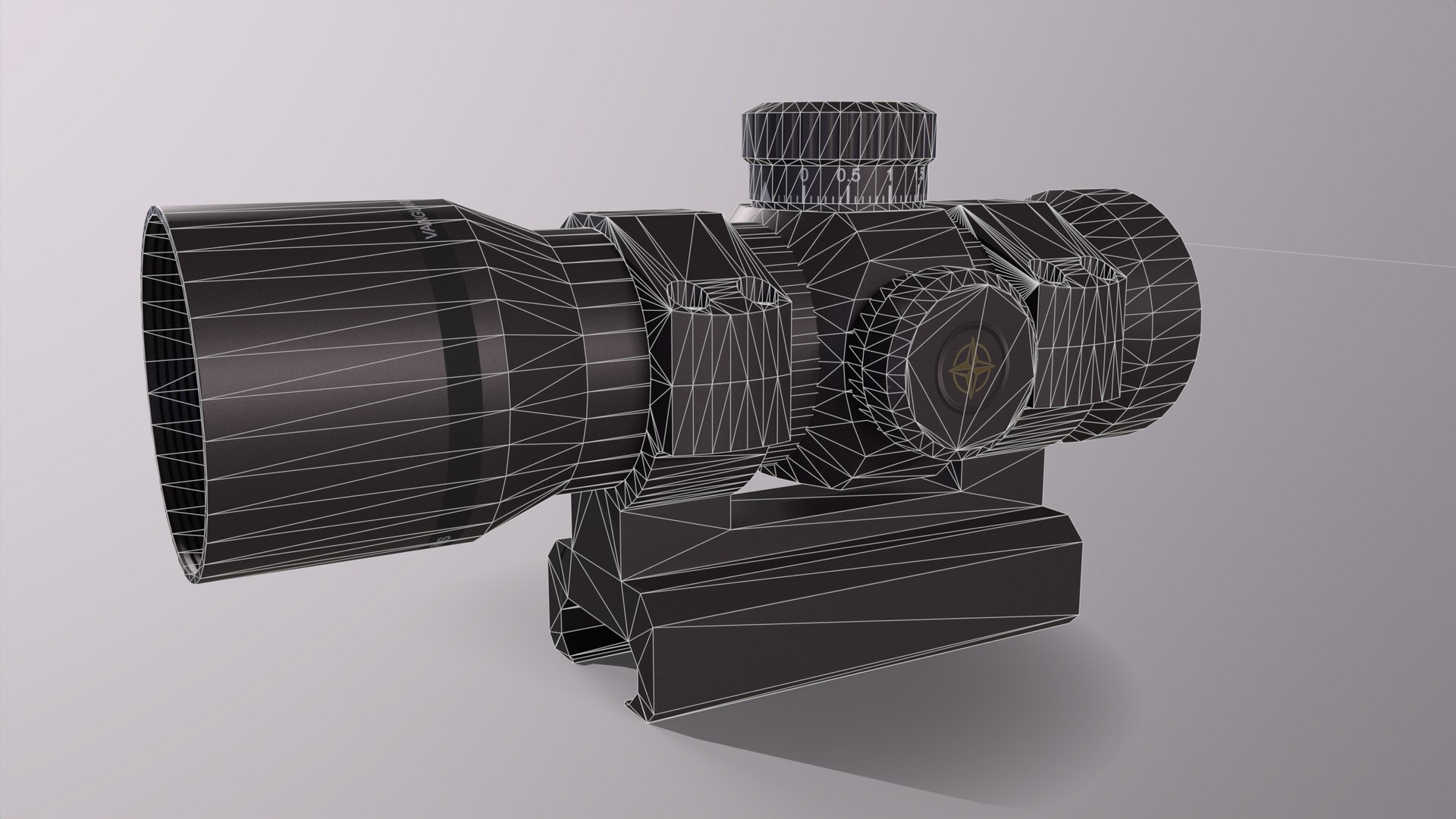3D Red Dot Sight Model - TurboSquid 1980958