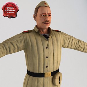 3D Soldier Soviet Models - Browse & Download Formats - TurboSquid