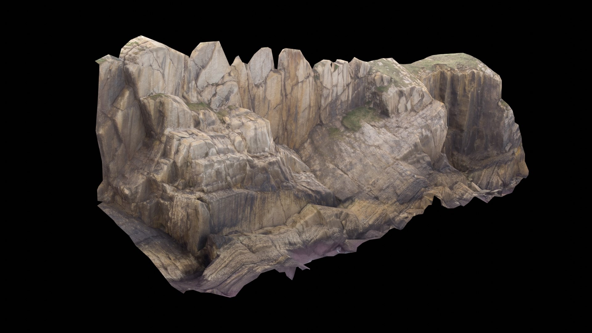3D Model Coastal Cliff Scan 06 16K - TurboSquid 1865956