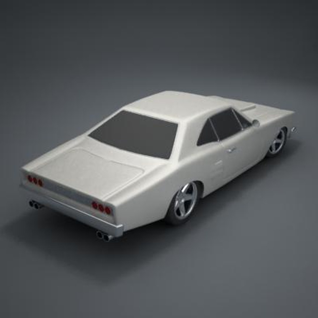 Classic 70s Car 3d 3ds