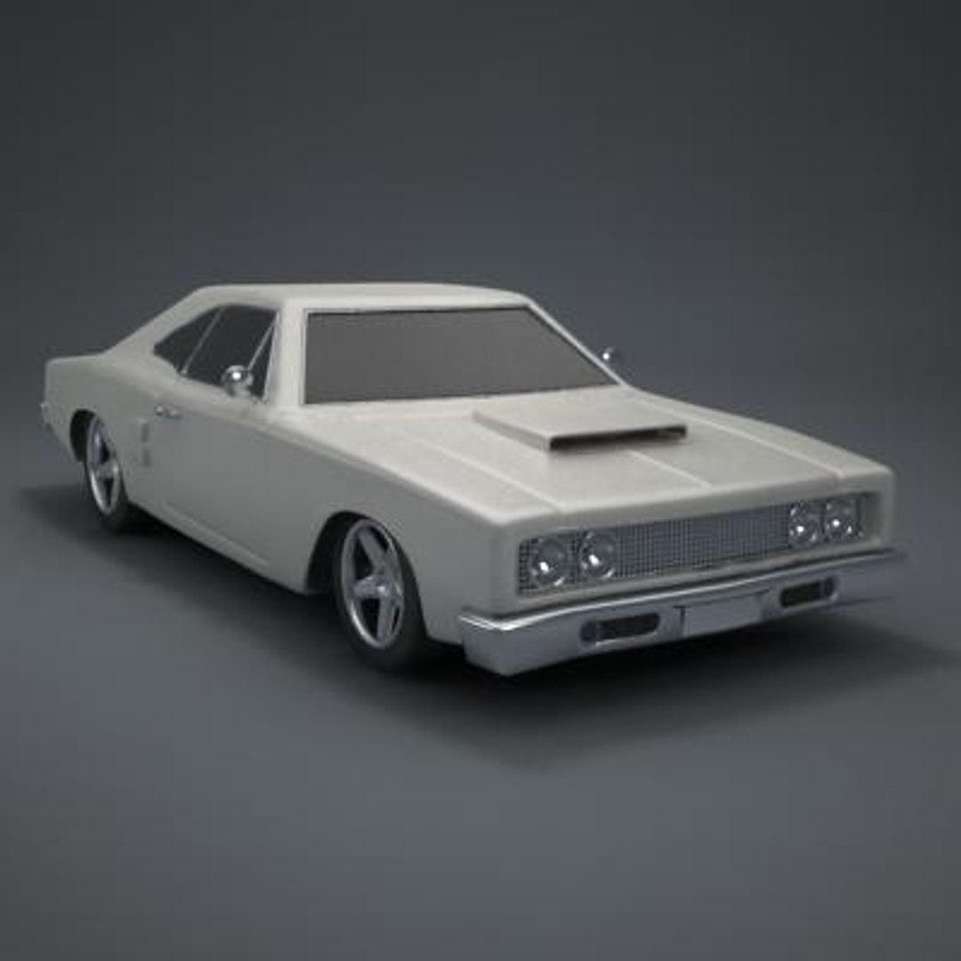 Classic 70s Car 3d 3ds