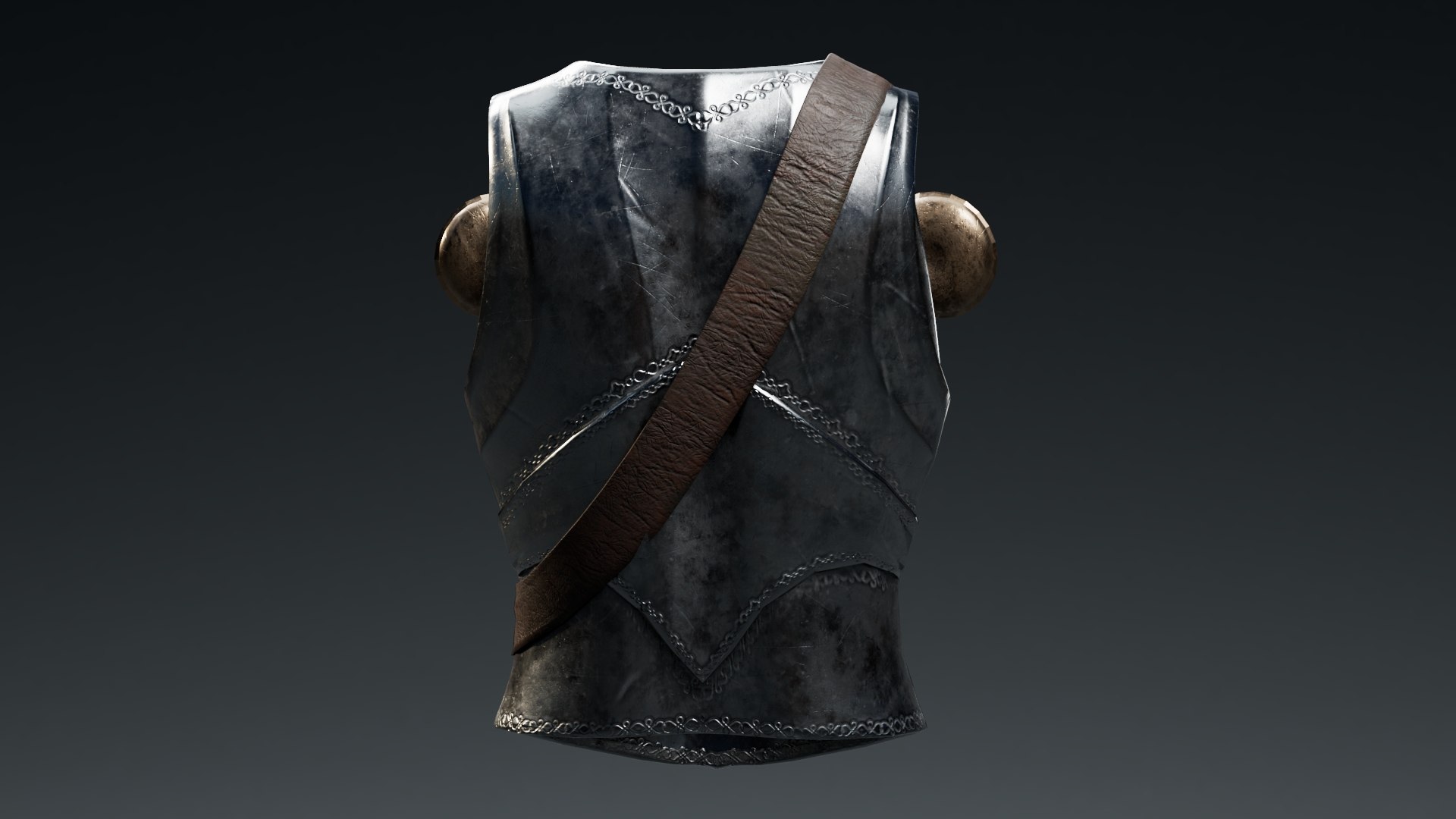 Female Knight Upper Chest Armor Set LowPoly 3D Model - TurboSquid 2034231