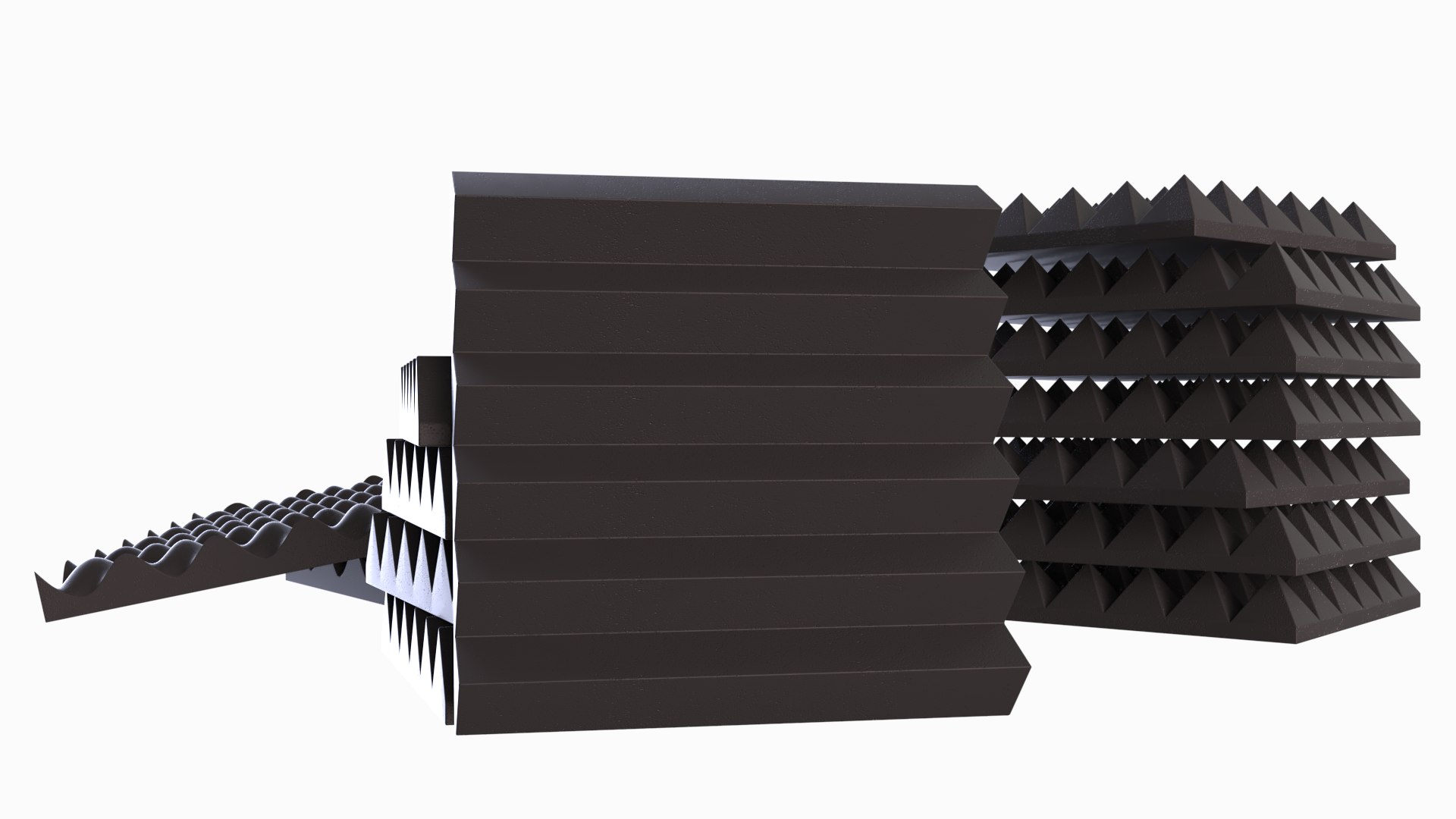 Sound Proof Pads model - TurboSquid 1771137