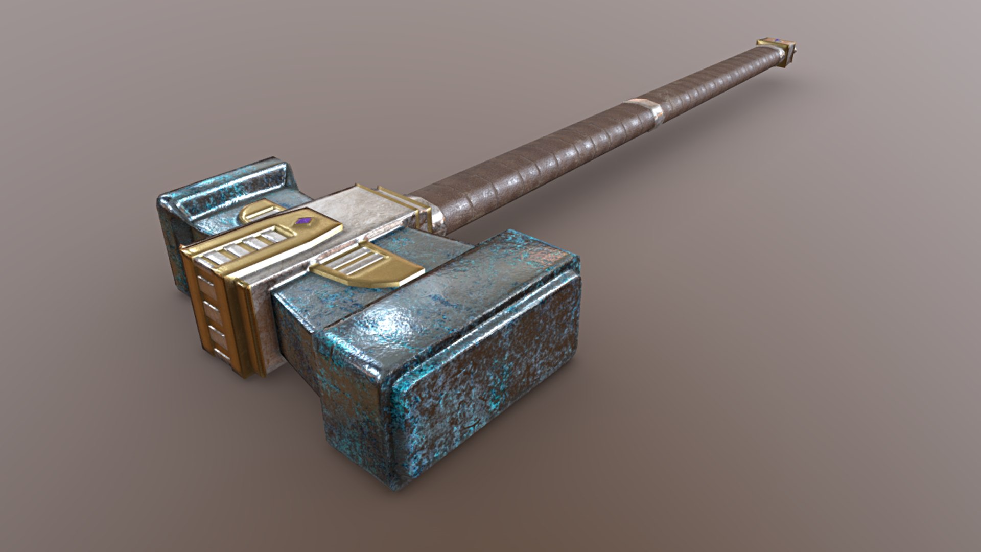 3D Hammer - Mithril Model - TurboSquid 2155624