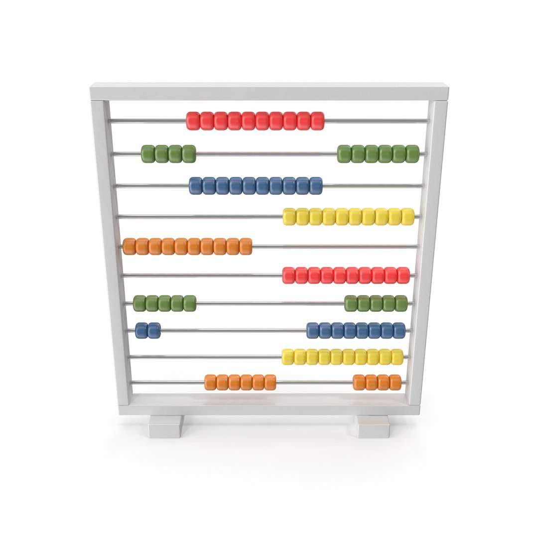 3D Abacus Model - TurboSquid 1944078
