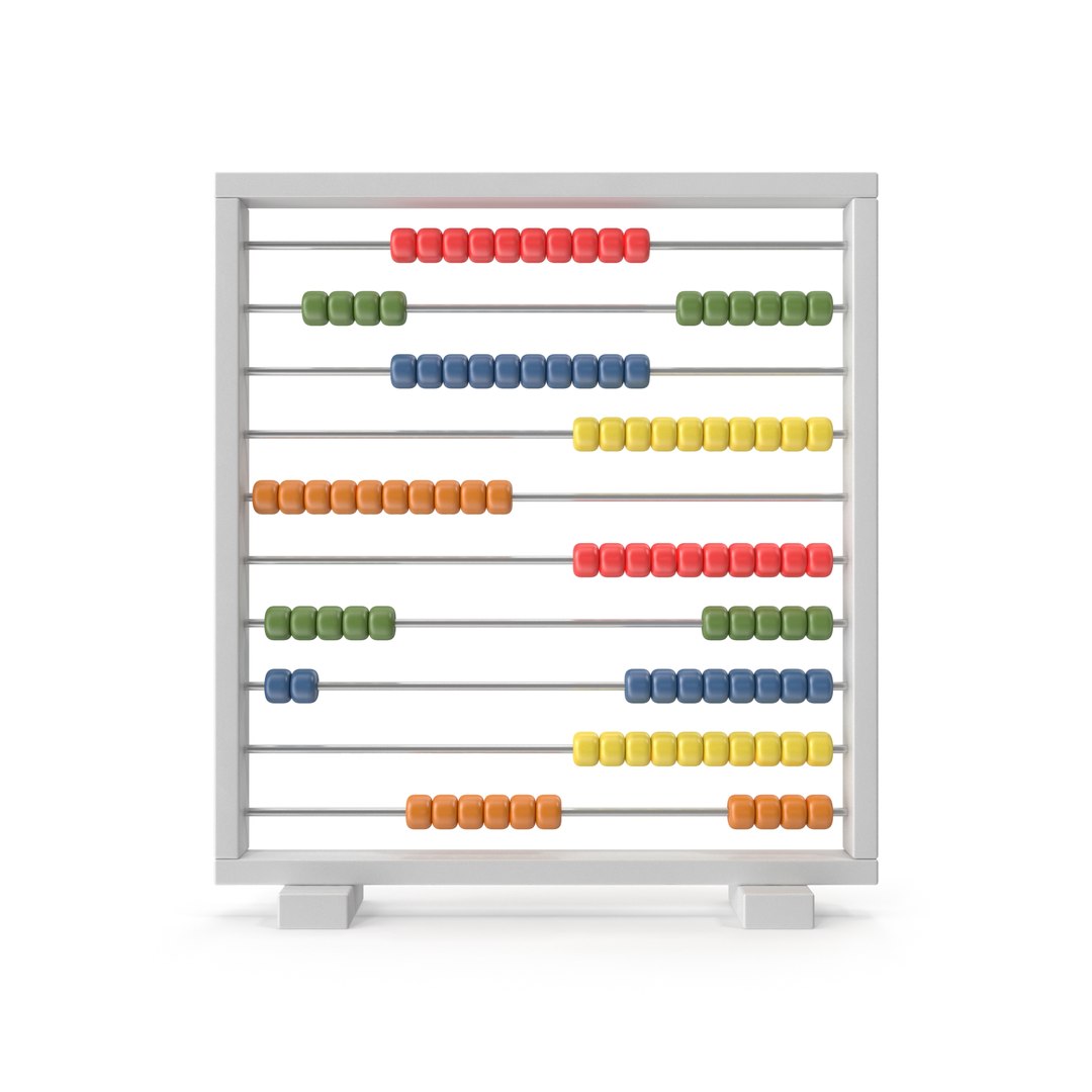 3D Abacus Model - TurboSquid 1944078