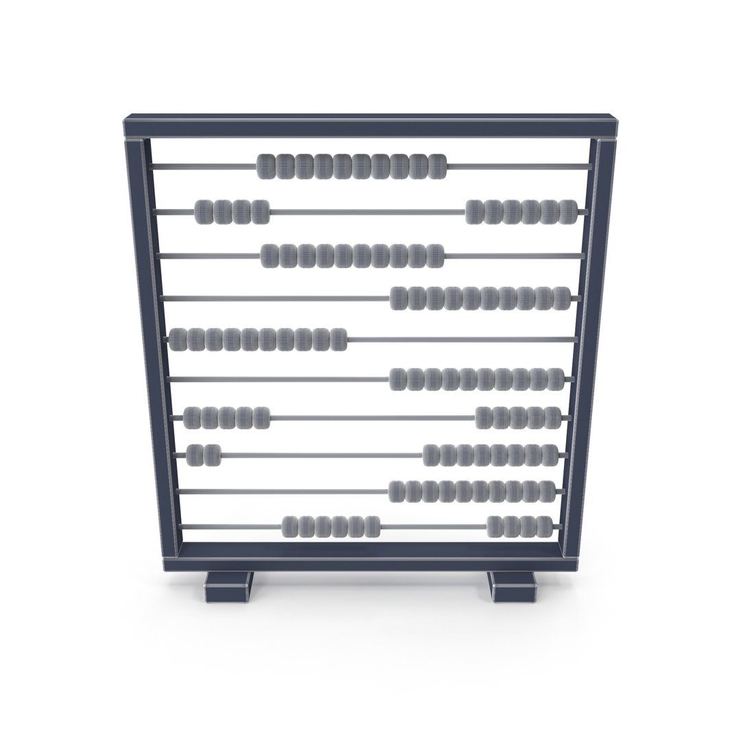 3D Abacus Model - TurboSquid 1944078