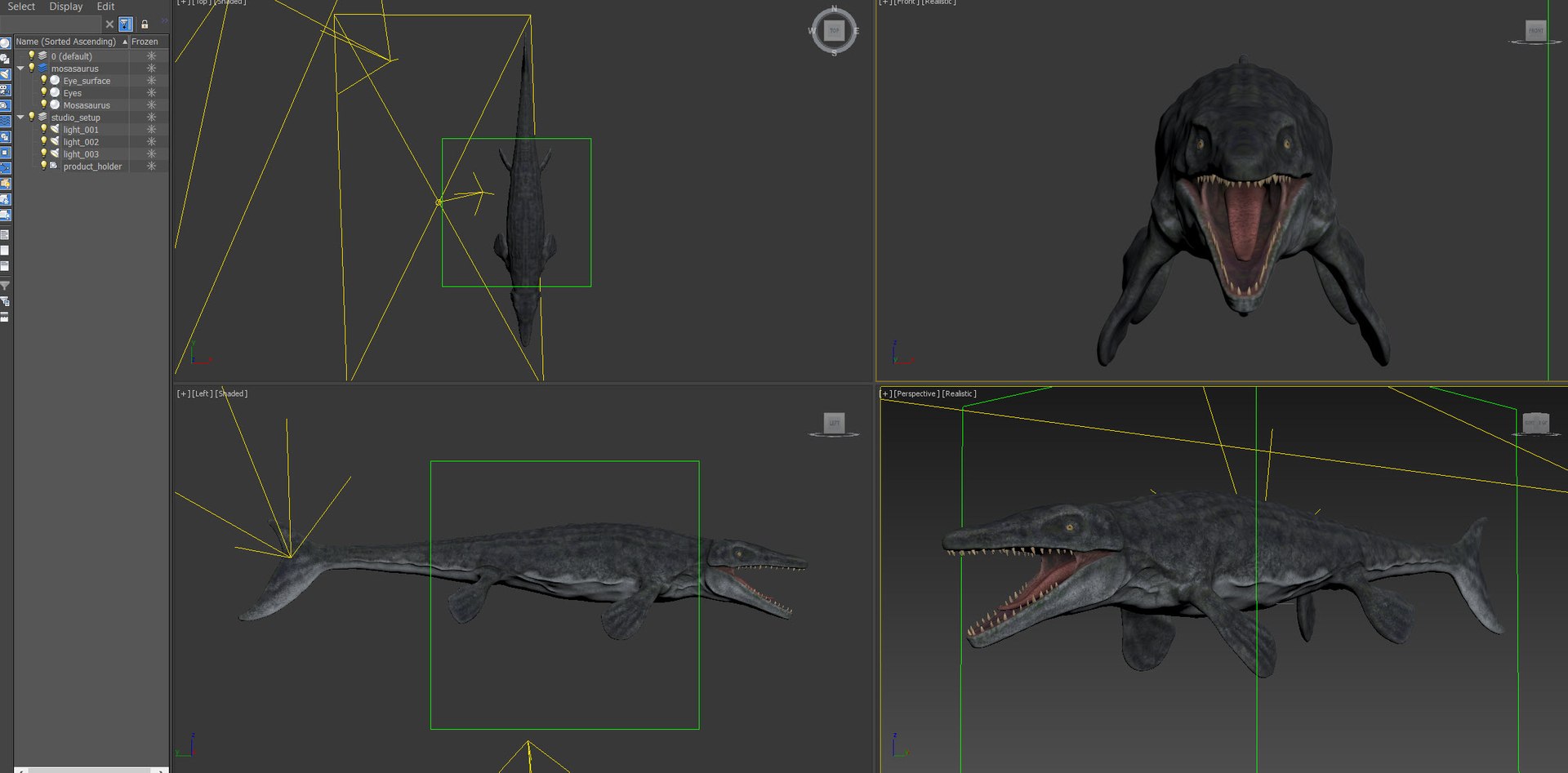 3D Mosasaurus - TurboSquid 1577046