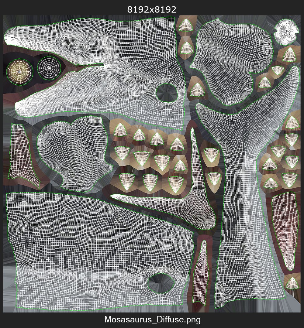 3D Mosasaurus - TurboSquid 1577046