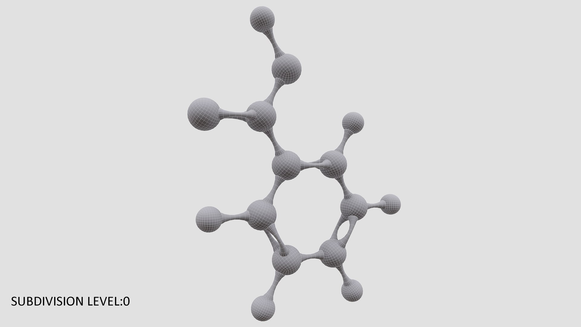 Benzoic Acid Molecule With PBR 4K 8K 3D Model - TurboSquid 1942247