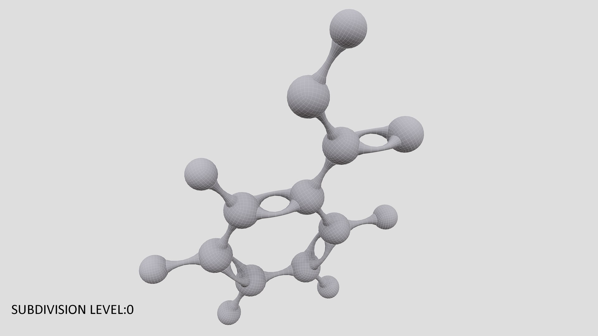 Benzoic Acid Molecule With PBR 4K 8K 3D Model - TurboSquid 1942247