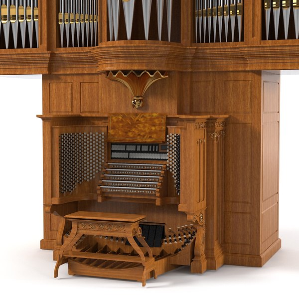 3d model church organ