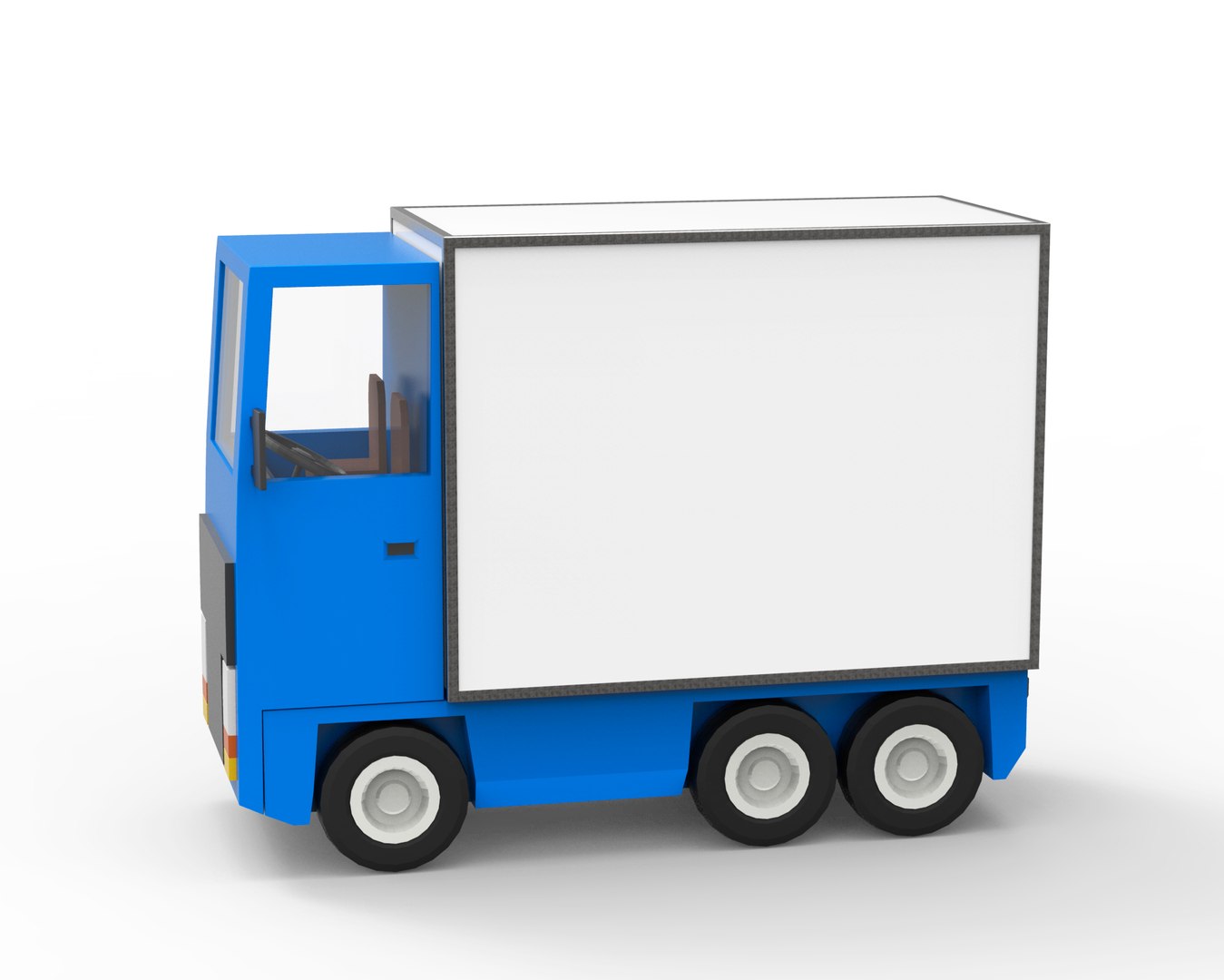 Cartoon Freight Car 2 3D Model - TurboSquid 1319188