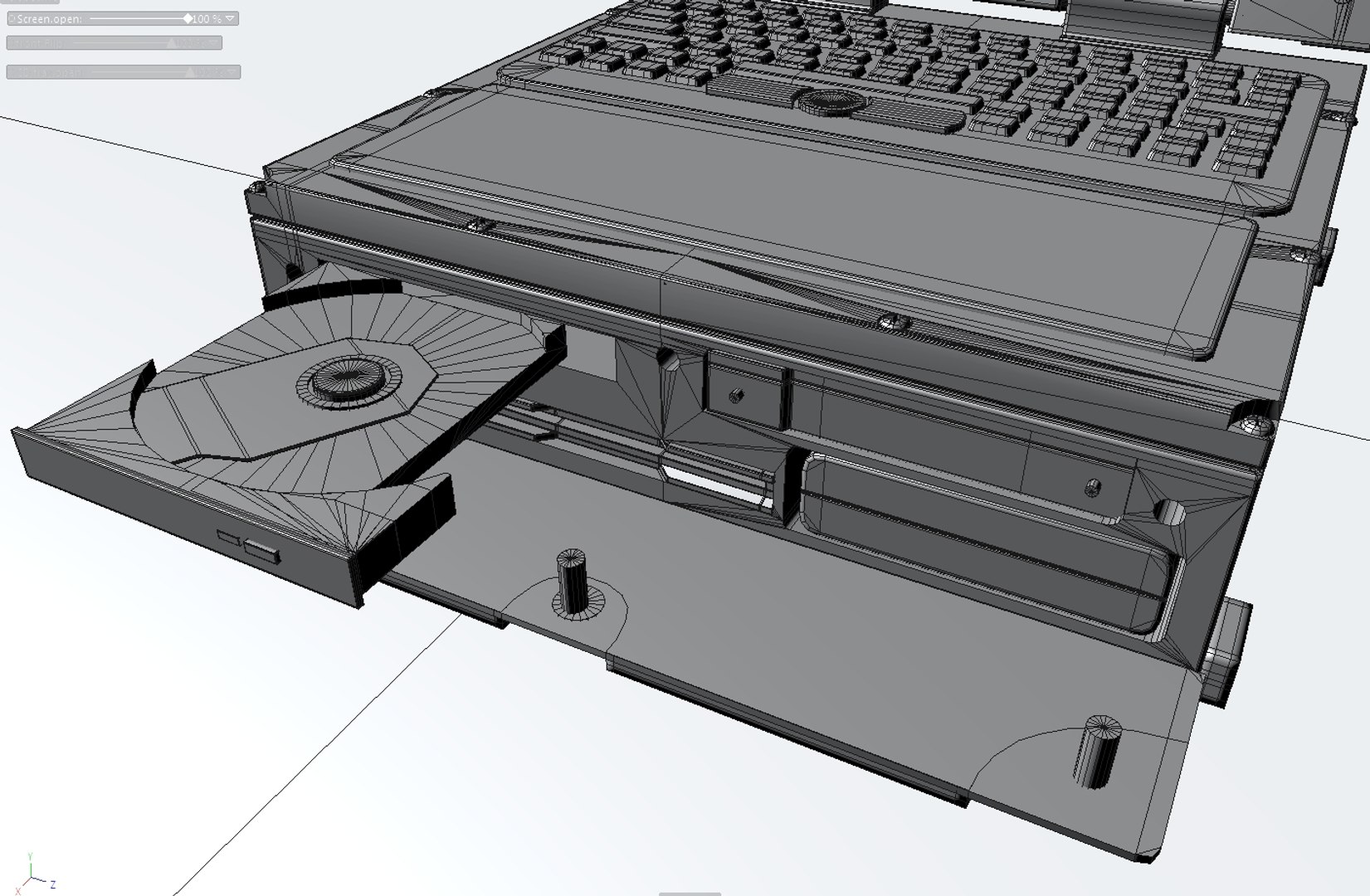 Military Msd Laptop 3d Model