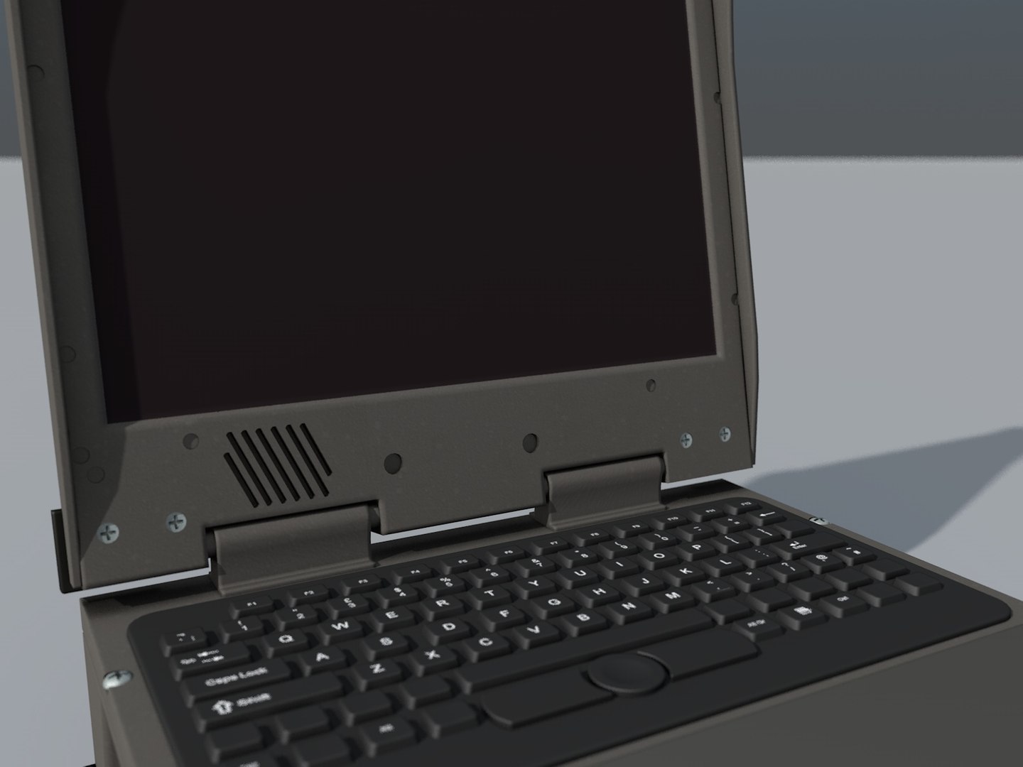 Military Msd Laptop 3d Model