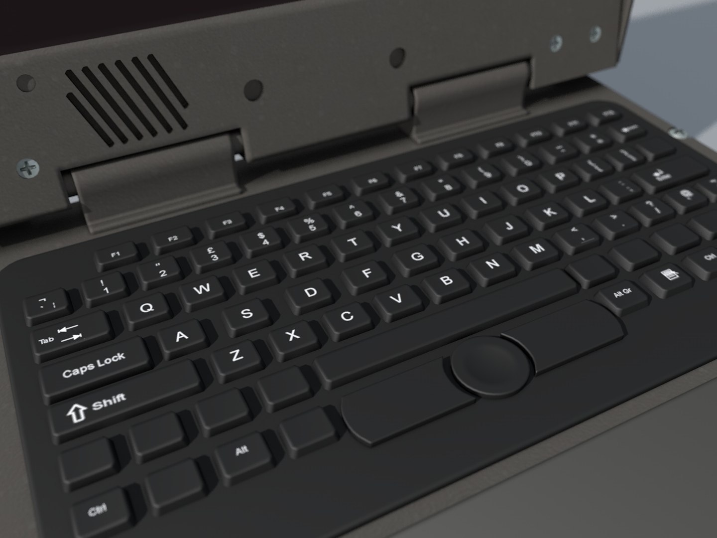 Military Msd Laptop 3d Model