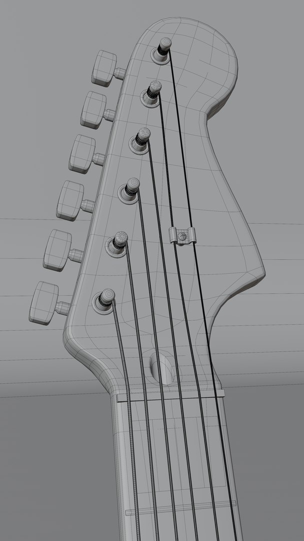 Electric Guitar Fender Jazzmaster 3D Model - TurboSquid 1997353