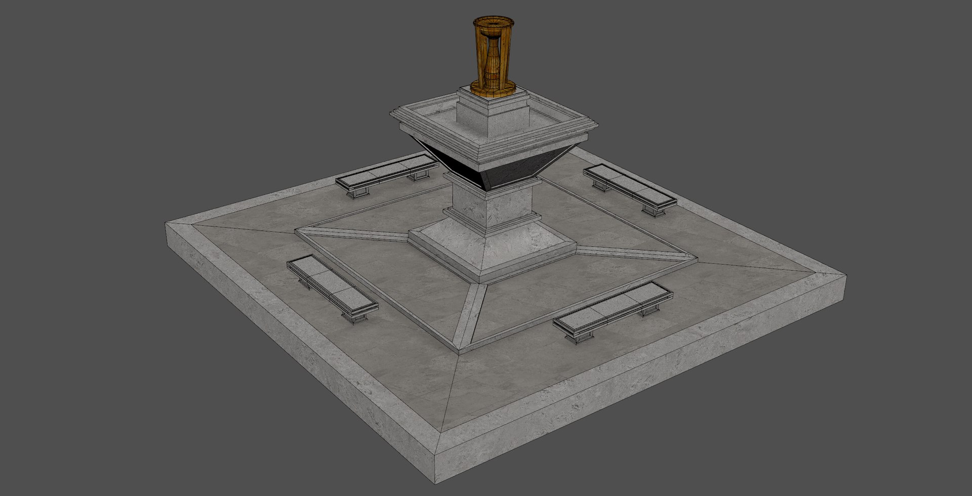 Free Ancient Altar Torch 3D - TurboSquid 2348682