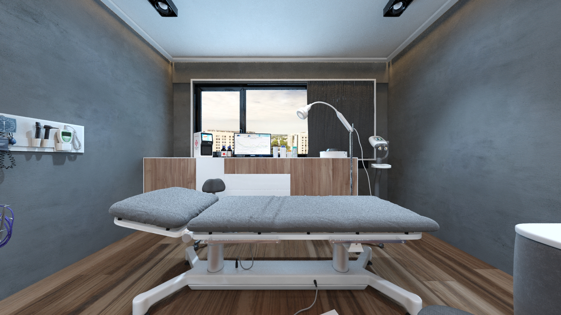 3D Exam Room Wooden Lite - TurboSquid 2120191