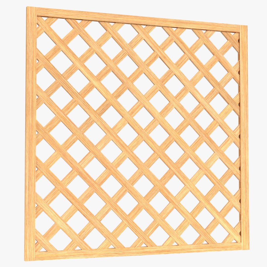3D Wooden Mesh Panel Module 1 - TurboSquid 2060331