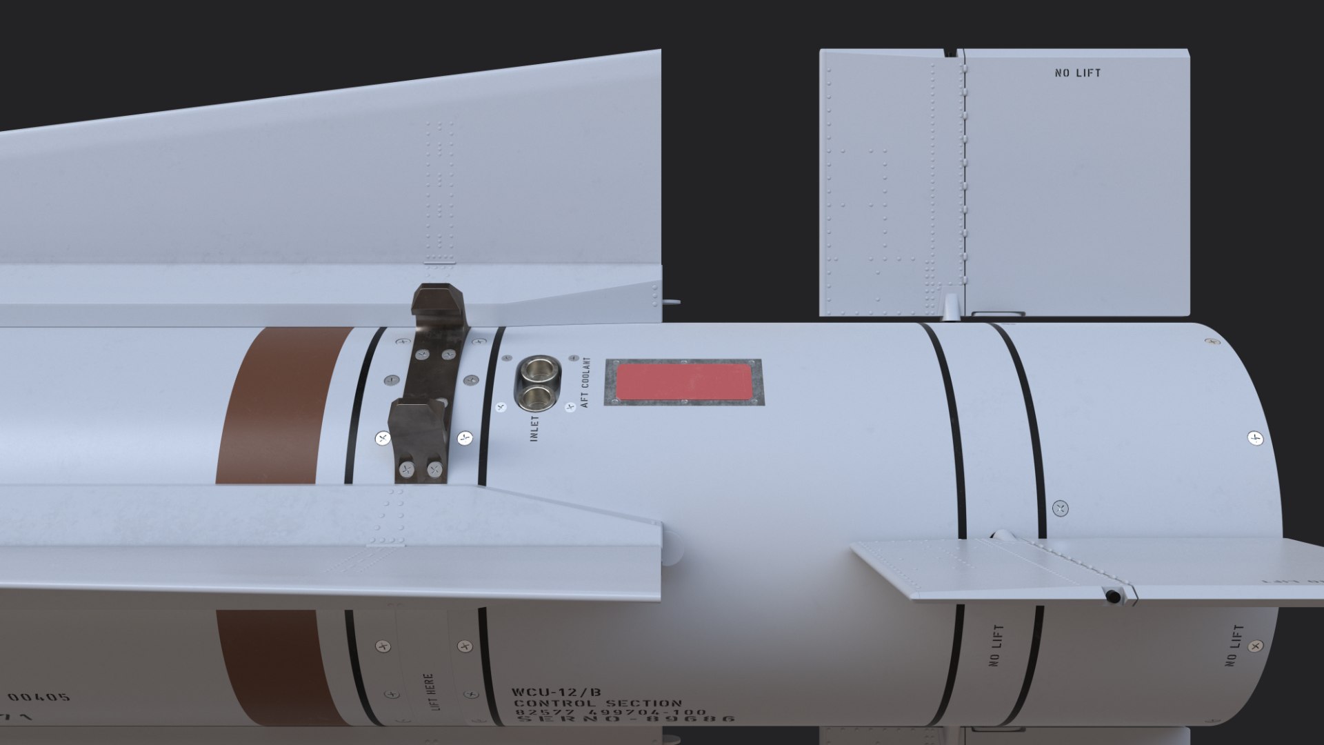 3D Aim-54c Phoenix Missile Model - TurboSquid 1417070