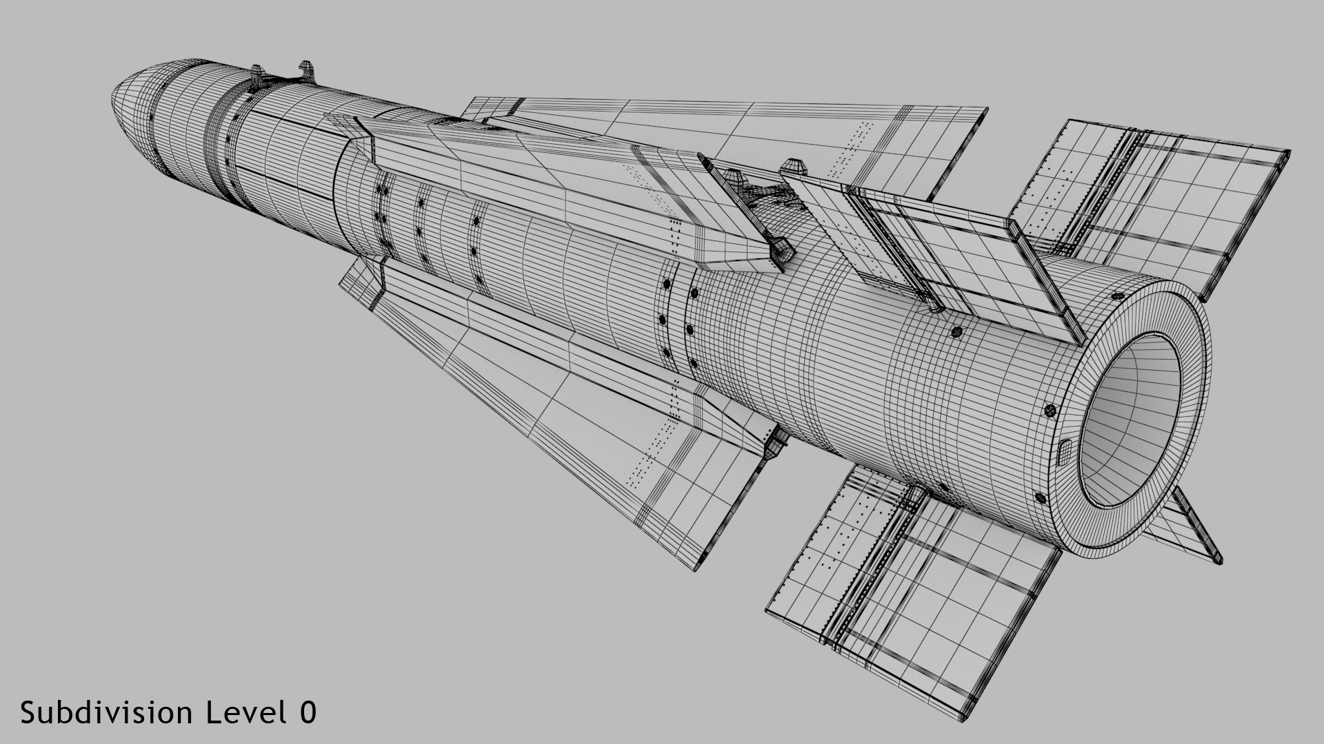 3D aim-54c phoenix missile model - TurboSquid 1417070