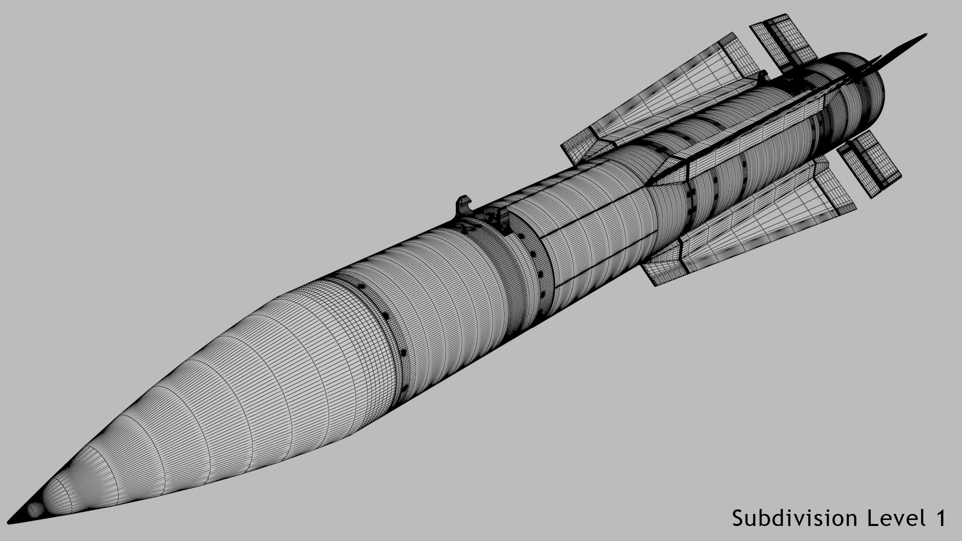 3D Aim-54c Phoenix Missile Model - TurboSquid 1417070