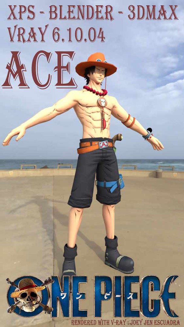 ONE PIECE - ACE 3D - TurboSquid 2357782