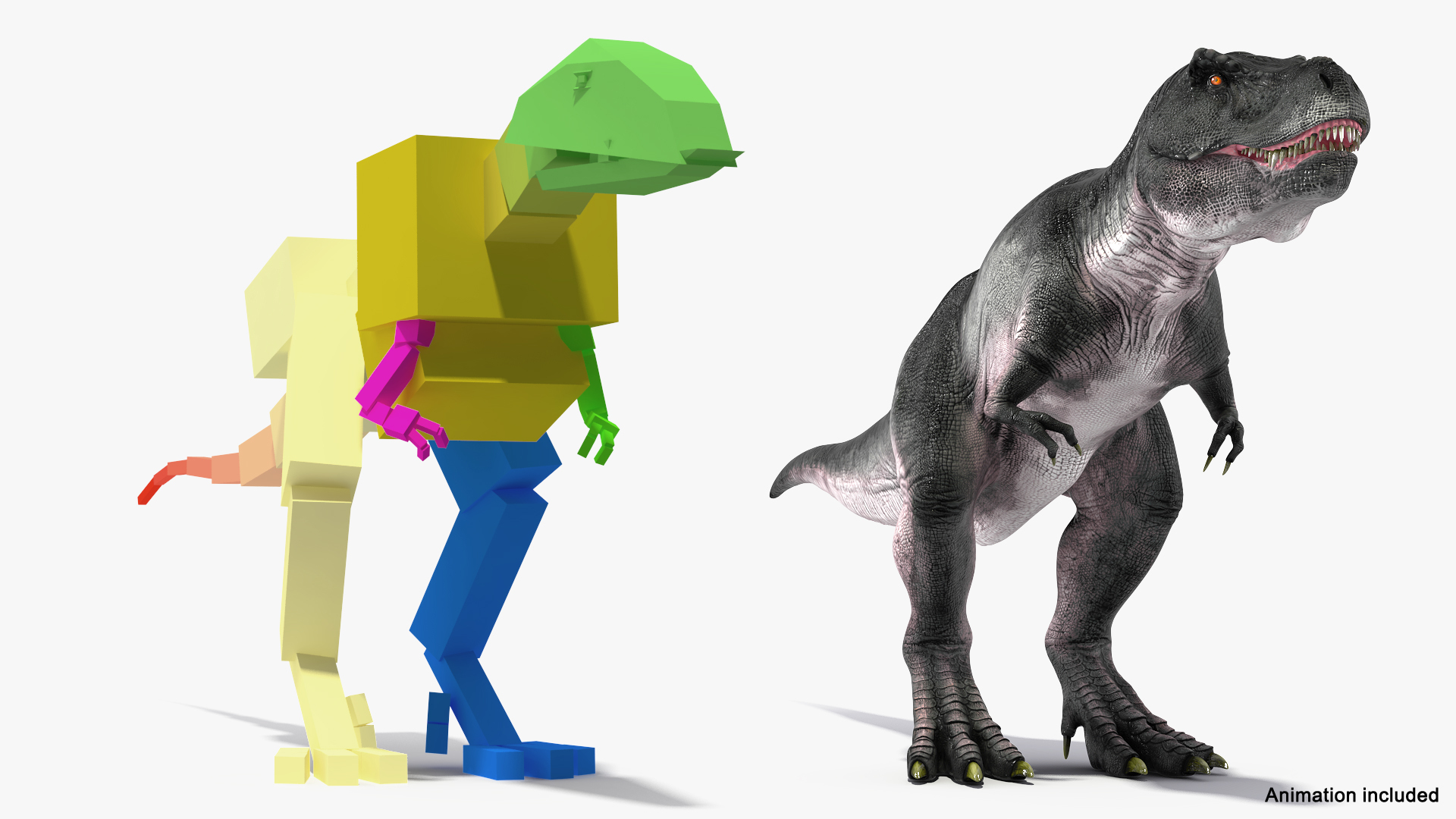 T Rex Idle Animated Rigged 3D Model - TurboSquid 2102899