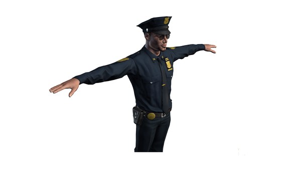 modelo 3d Hombre policia 3 - TurboSquid 1902381