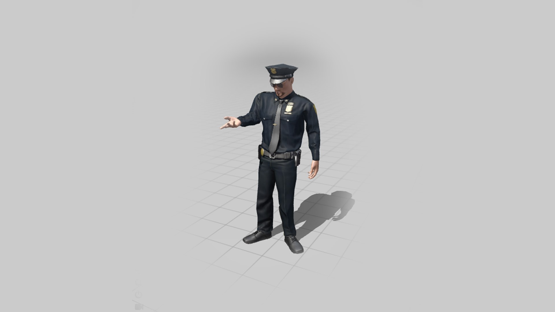 3D Man Police 3 Model - TurboSquid 1902381