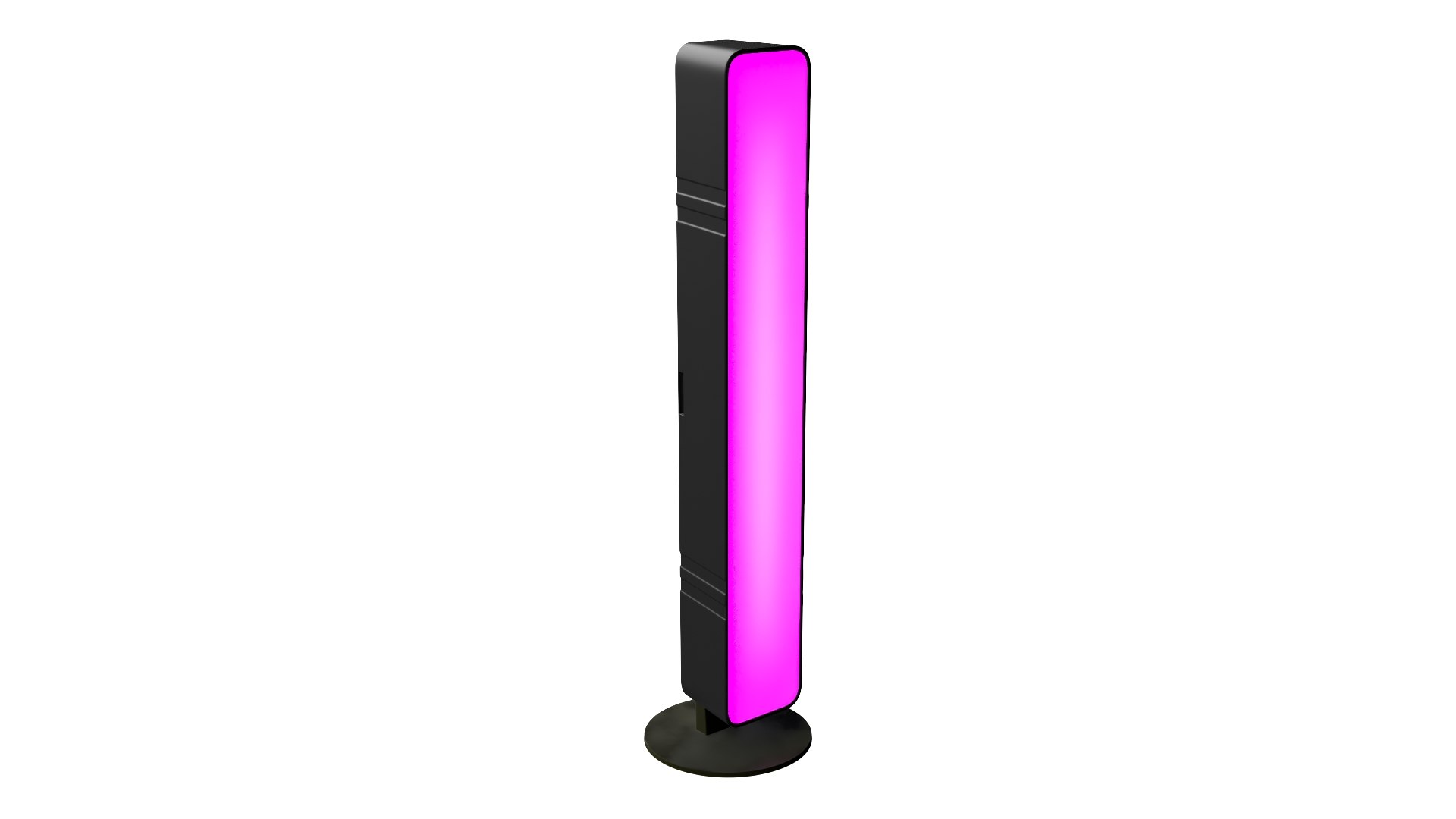 3D Vertical Purple Backlight Lamp - TurboSquid 2202037