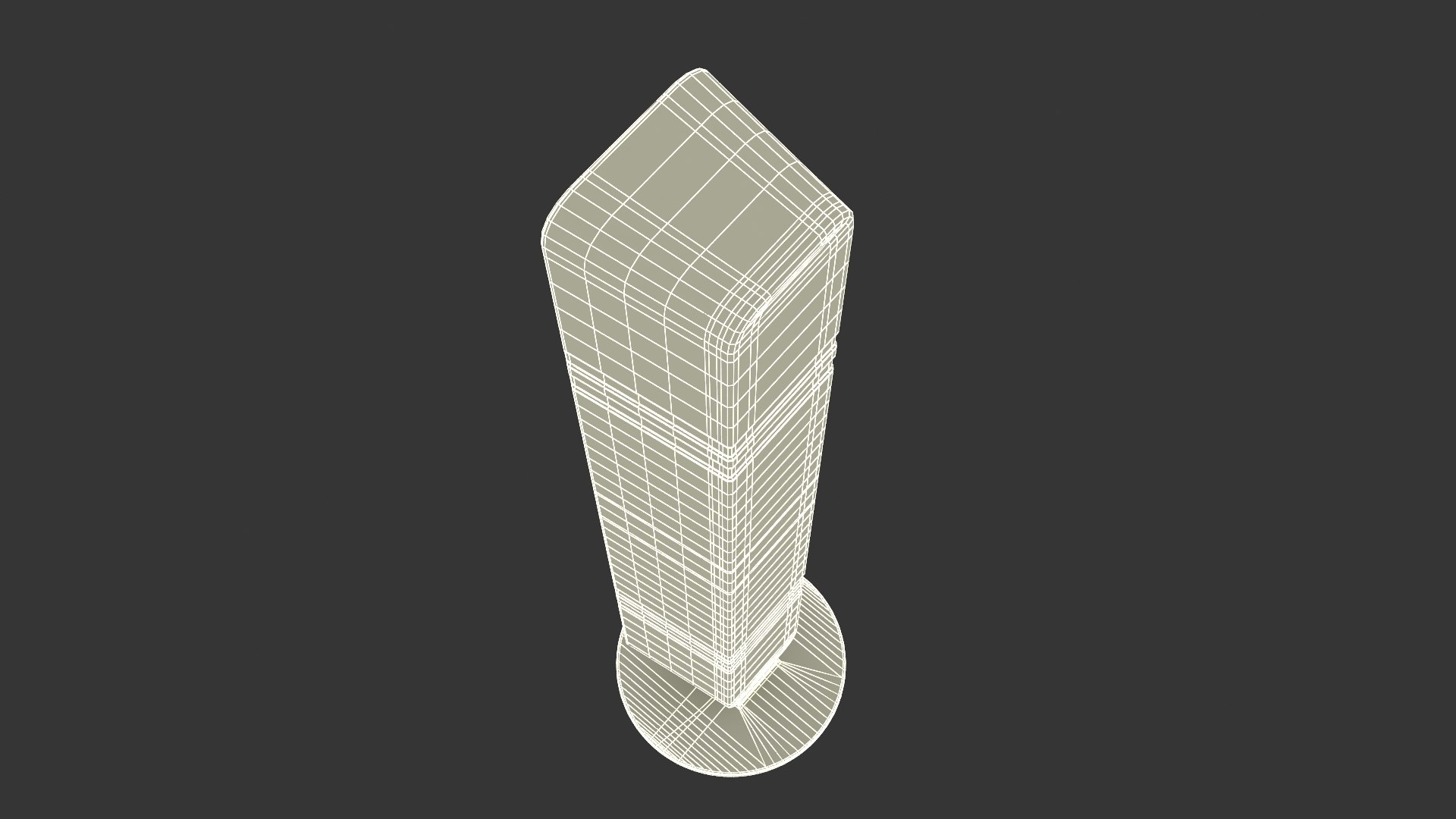 3D Vertical Purple Backlight Lamp - TurboSquid 2202037