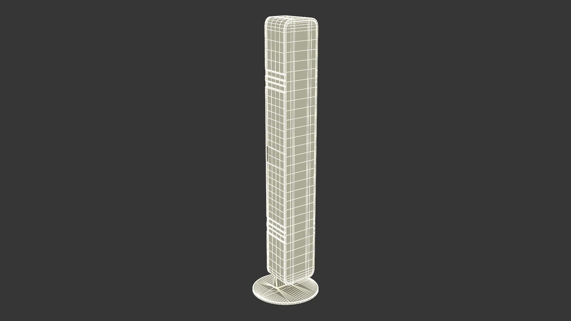 3D Vertical Purple Backlight Lamp - TurboSquid 2202037