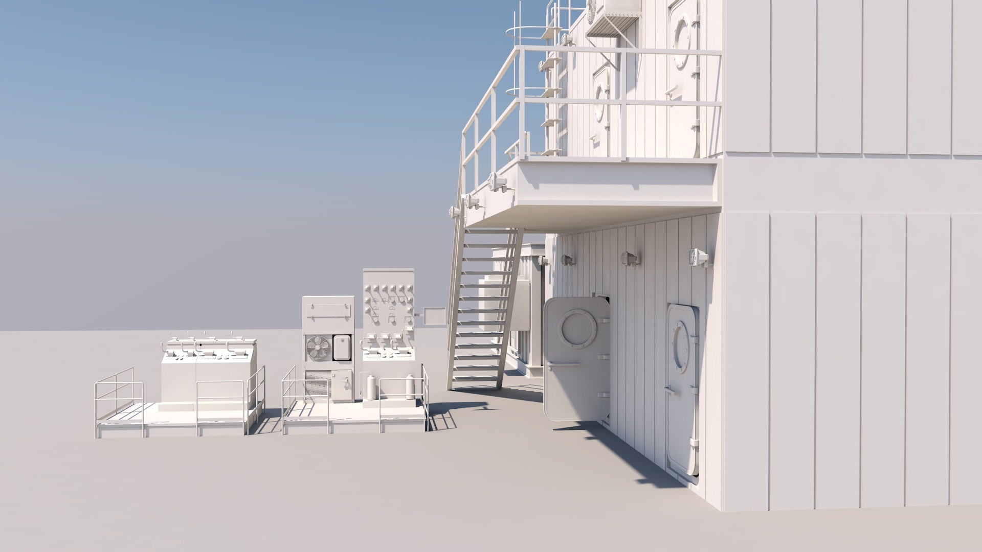 Industrial Building Model - TurboSquid 2255599