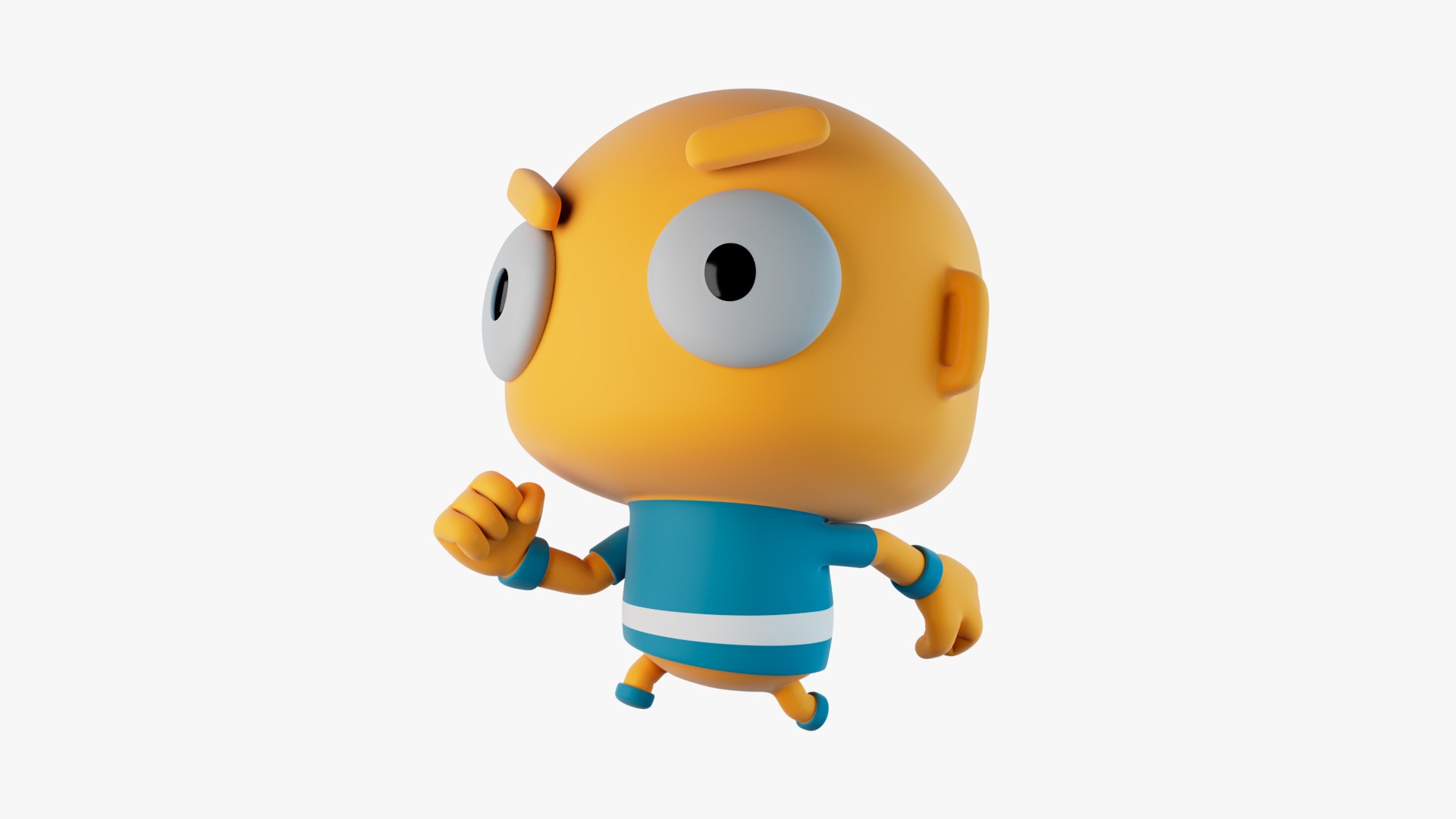 Yolo Rigged Cartoon Character 3D Model - TurboSquid 2123303