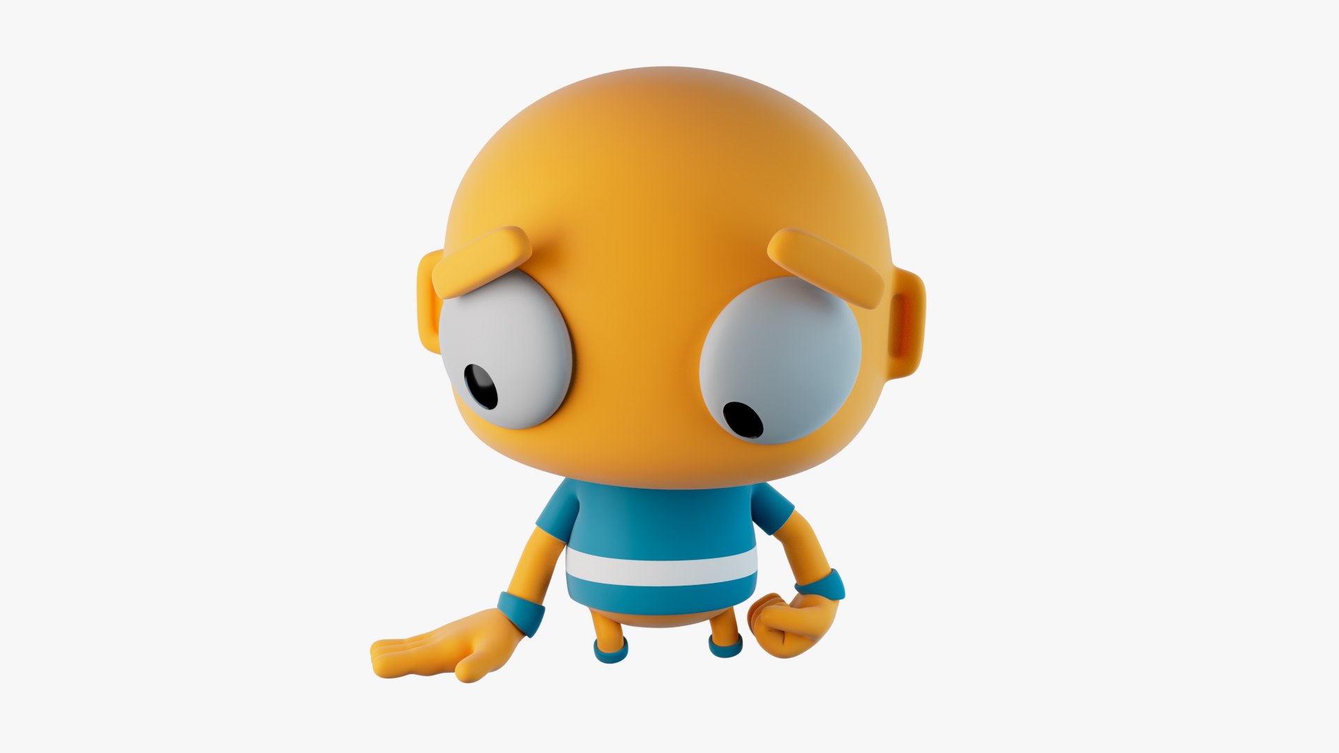 Yolo Rigged Cartoon Character 3D Model - TurboSquid 2123303