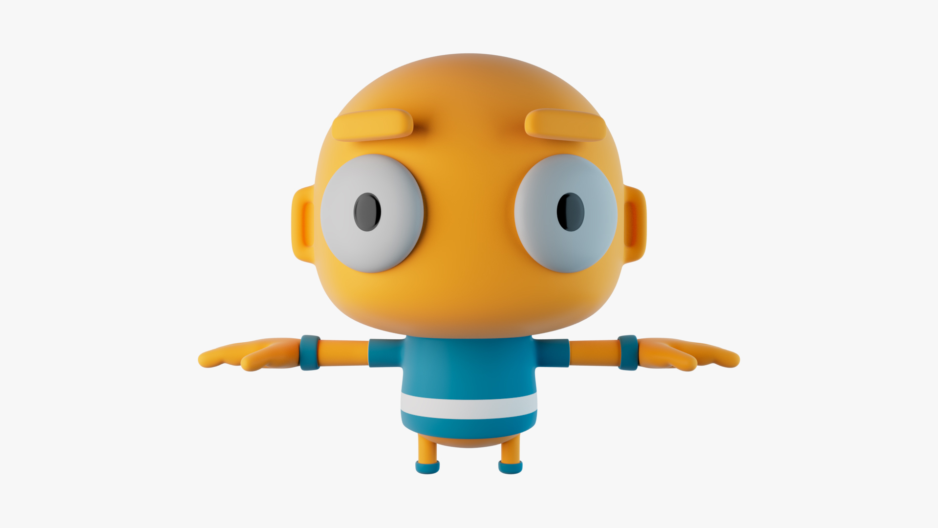 Yolo Rigged Cartoon Character 3D Model - TurboSquid 2123303