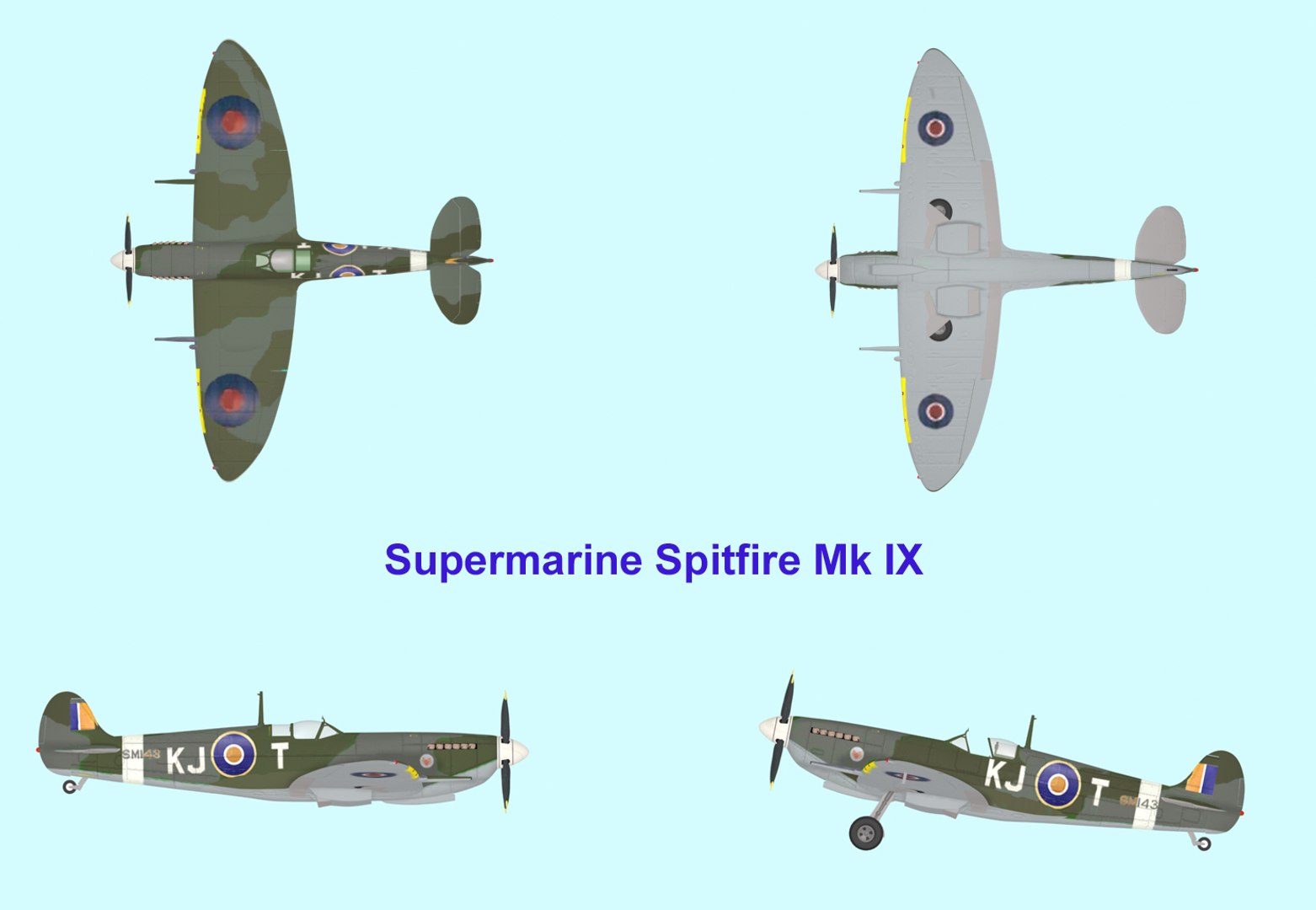 3d Supermarine Spitfire Mk Ix